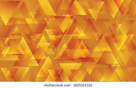Orange Triangles Gradient Background Autumn Sale Stock Vector (Royalty Free) 1825321226 ...