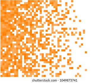 Orange Vector Pixel Background Stock Vector (Royalty Free) 1049873741 ...