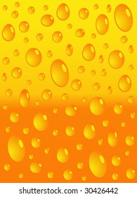 Orange Water Drops Stock Vector (Royalty Free) 30426442 | Shutterstock