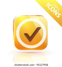 9,268 Yellow tick icon Images, Stock Photos & Vectors | Shutterstock