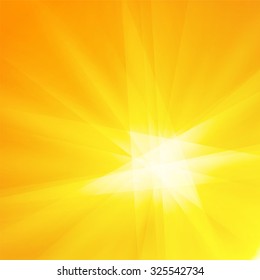 Orange Yellow Rays Sun Texture Background Stock Vector (Royalty Free ...