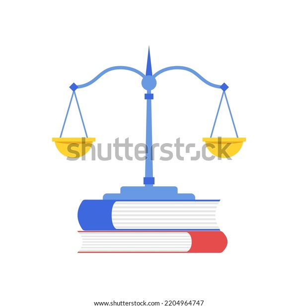 Order Judge Scales Icon Vector Illustration Stock Vector (Royalty Free ...