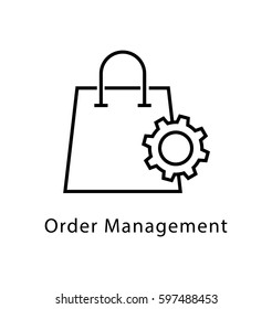 Order Management Vector Line Icon Stock Vector (Royalty Free) 597488453 ...