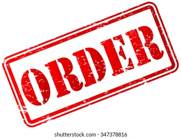 Order Stamp Badge Stock Vector (Royalty Free) 347378816 | Shutterstock