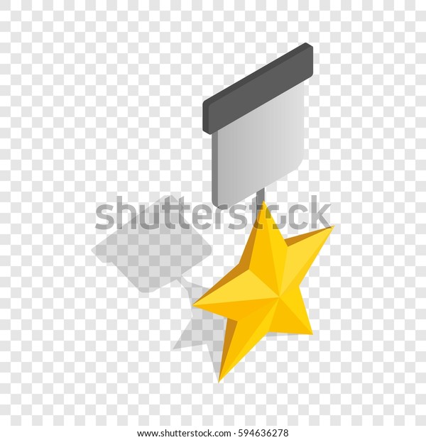 Order Star Isometric Icon 3d On Stock Vector (Royalty Free) 594636278 ...