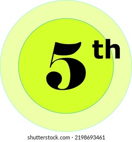 Ordinal Numbers Counting Vector Art Illustration Stock Vector (Royalty ...
