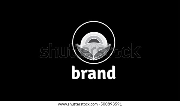 Vektor Stok Organic Bio Production Vector Logo Template (Tanpa Royalti ...