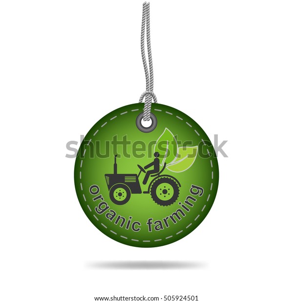 Organic Farming Tag Label String Vector Stock Vector (Royalty Free ...