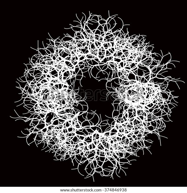 Organic Form Vector Illustration Stock Vector (Royalty Free) 374846938