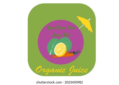 Organic Juice Logo Vector Stock Stock Vector (Royalty Free) 2023450982 ...