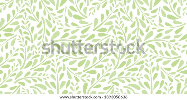 Organic Motif Botanical Motif Background Seamless Stock Vector (Royalty ...