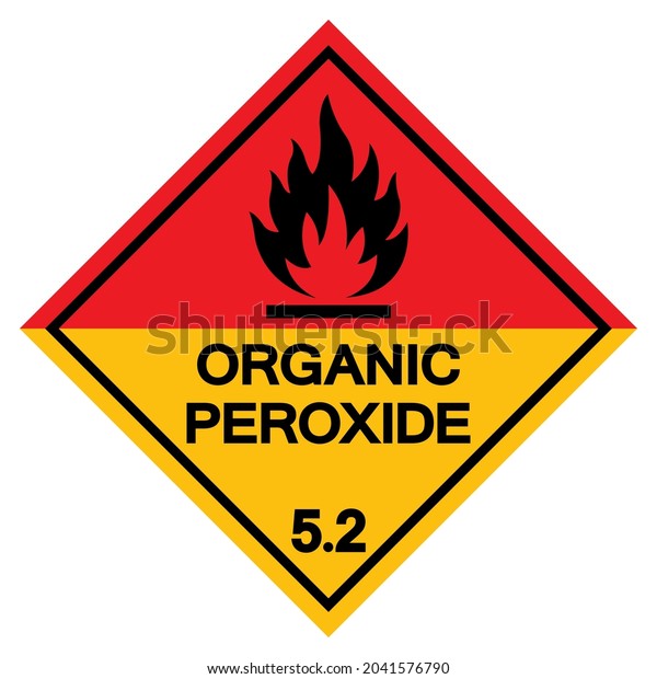Organic Peroxide Symbol Sign Vector Illustration Stock Vector (Royalty ...