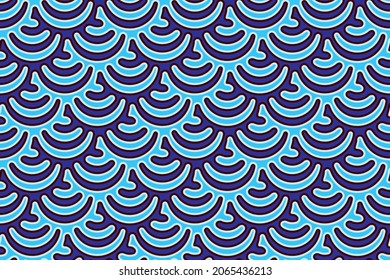 Organic Wave Structure Seamless Vector Square Stock Vector (Royalty ...