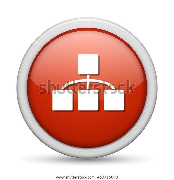 Organisation Chart Icon Stock Vector (Royalty Free) 469716098 ...