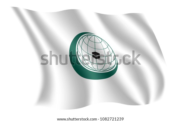 Organisation Islamic Cooperation Flag Flag Organisation Stock Vector ...