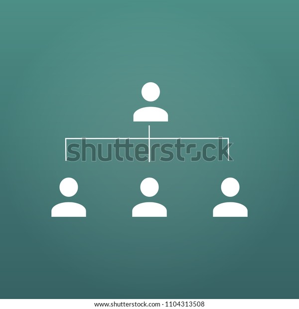 「Organization Chart Infographic People Icon Hierarchy」のベクター画像素材（ロイヤリティ ...
