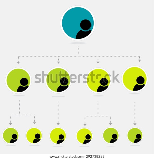 Organization Chart Infographics Vector Illustration Stock Vector ...