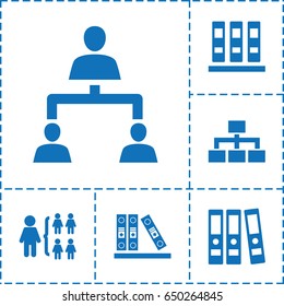 Organization Icon Set 6 Organization Filled Stock Vector (Royalty Free ...