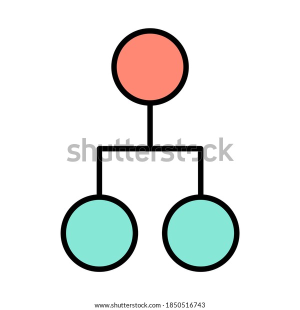 Organization Icon Teamwork Group People Work Stock Vector (Royalty Free ...