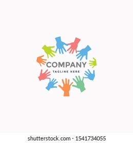 Organization Kids Logo Template Stock Vector (Royalty Free) 1541734055 ...