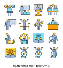 Organization Management Icons Stock Vector (Royalty Free) 1048999442 ...