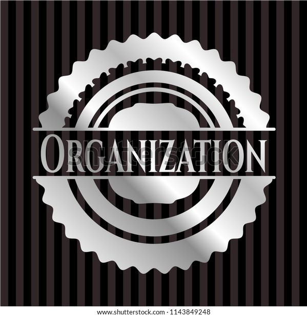 Organization Silver Badge Emblem Stock Vector (Royalty Free) 1143849248 ...