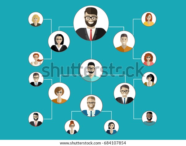 Organizational Chart Corporate Business Hierarchy People Stock Vector ... Organizational Chart Corporate Business Hierarchy People Stock Vector ...