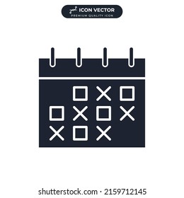 Organizer Icon Symbol Template Graphic Web Stock Vector (Royalty Free ...