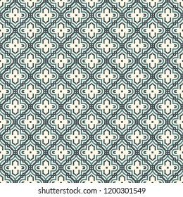 Oriental Traditional Pattern Ogee Ornament Repeated Stock Vector ...