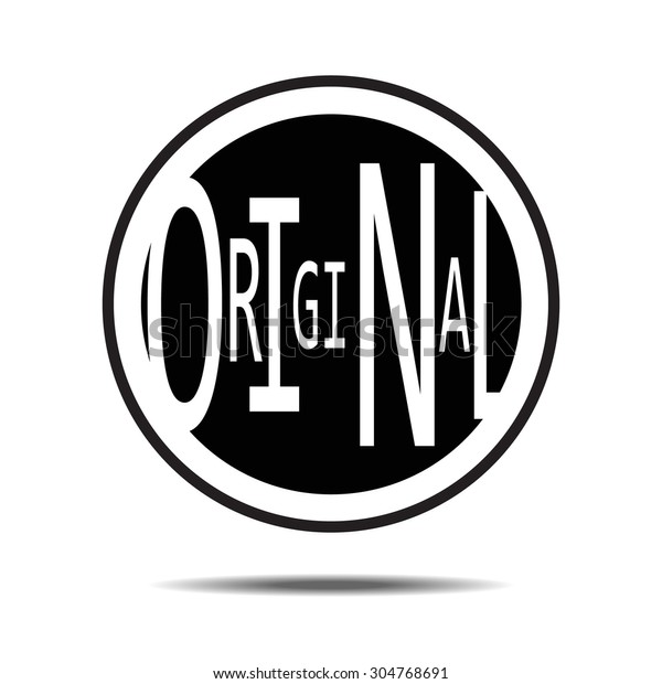 Original Original Badge Original Stamp Original Stock Vector (Royalty ...