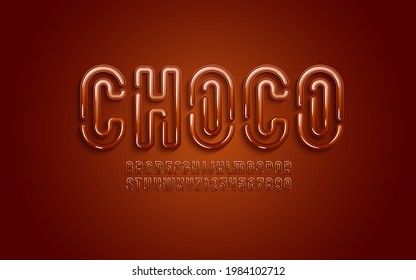 127 Chocolade letter Images, Stock Photos & Vectors | Shutterstock