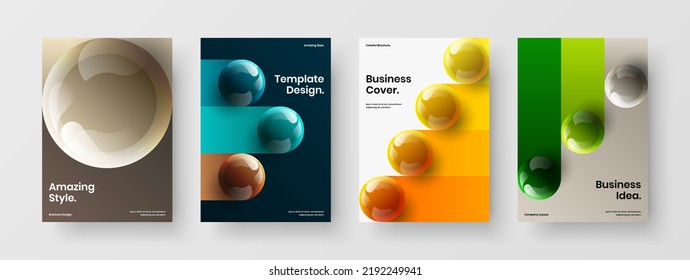 Original Company Brochure A4 Vector Design Stock Vector (Royalty Free ...