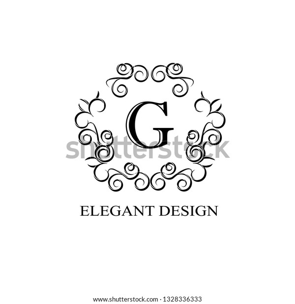 Original Design Monogram Letter G Vector Stock Vector (Royalty Free ...