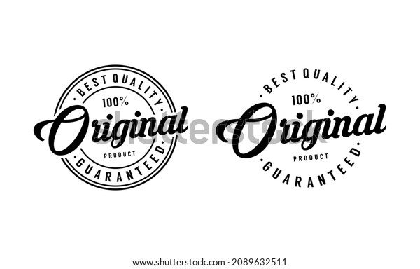 Original Hand Written Lettering Logo Label Stock Vector (Royalty Free ...