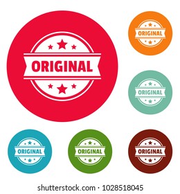 Original Logo Simple Illustration Original Vector Stock Vector (Royalty ...