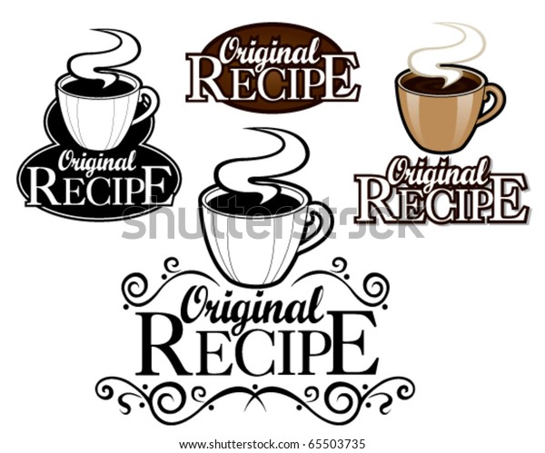 Original Recipe Seal Mark Hot Cocoa Stock Vector (Royalty Free ...