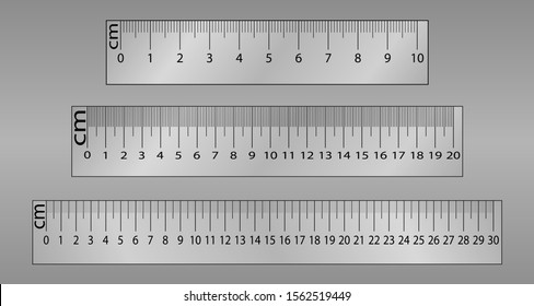 Original Ruler Measuring Tool Graduation Grid Stock Vector (Royalty ...