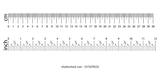 Original Ruler Measuring Tool Graduation Grid Stock Vector (Royalty ...
