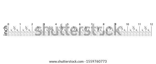 Original Ruler Measuring Tool Graduation Grid Stock Vector (Royalty ...