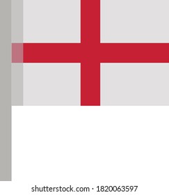Original Simple Republic England Flag Isolated Stock Vector (Royalty ...