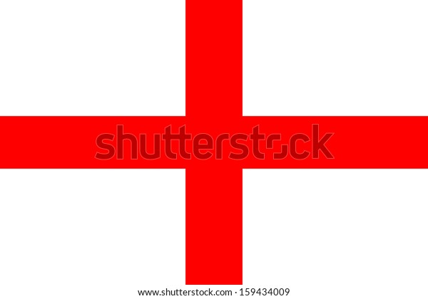 Original Simple Republic England Flag Isolated Stock Vector (Royalty ...