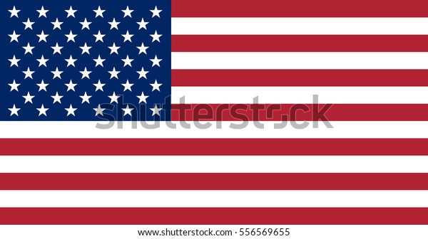 Original Simple United State America Flag Stock Vector (Royalty Free ...