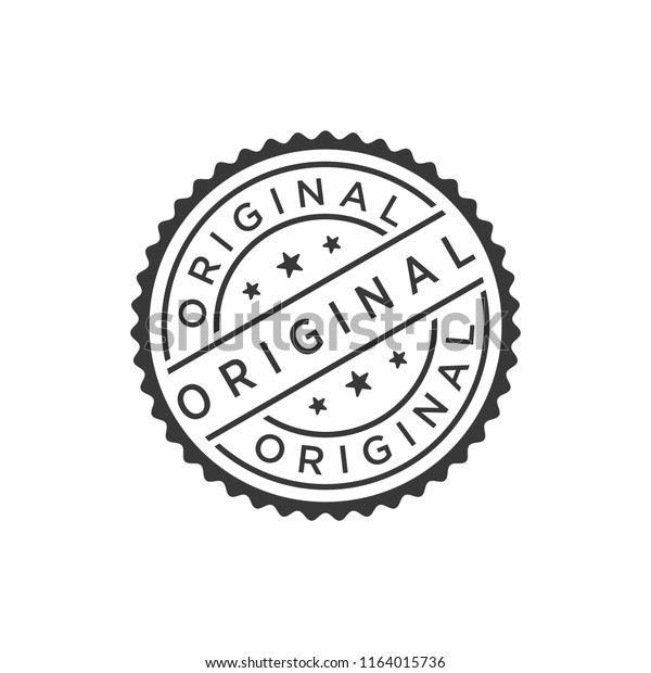 Original Stamp Icon Vector Stock Vector (Royalty Free) 1164015736 ...