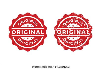 Original Stamp Template Vector Illustration Stock Vector (Royalty Free ...