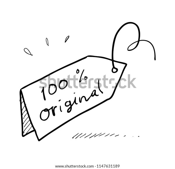 Original Tag Hand Drawn Stock Vector (Royalty Free) 1147631189 ...
