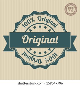 Original Vintage Stamp Vector Stock Vector (Royalty Free) 159547796 ...