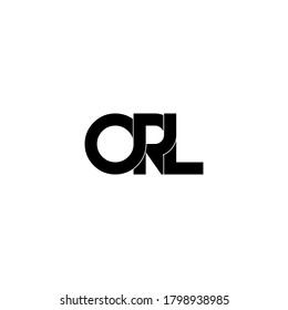 Orl Letter Original Monogram Logo Design Stock Vector (Royalty Free ...