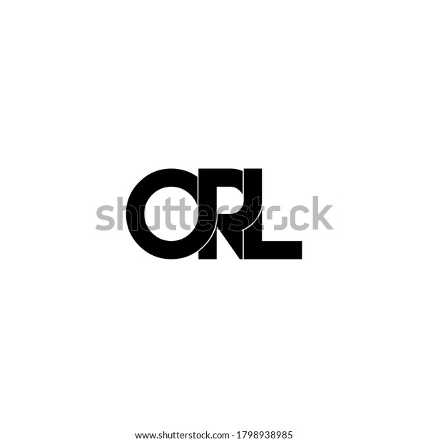 Orl Letter Original Monogram Logo Design Stock Vector (Royalty Free ...