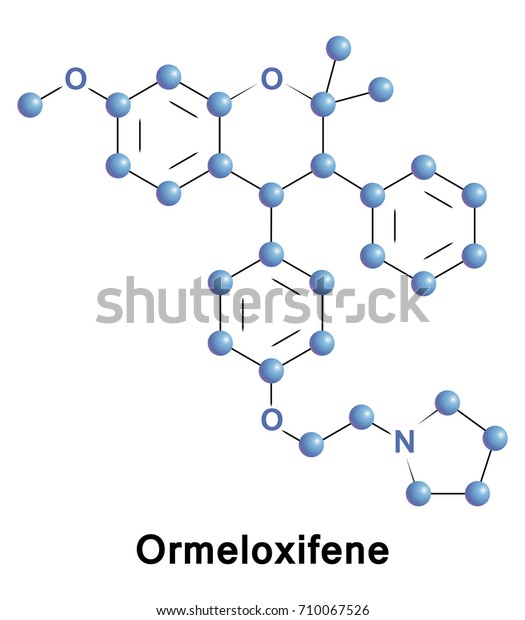 Ormeloxifene Centchroman One Selective Estrogen Receptor Stock Vector ...