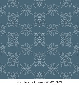 Ornament Seamless Background Stock Vector (Royalty Free) 205017163 ...